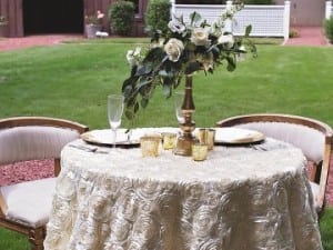 Pattern, color and textured table linens - Decor To Adore