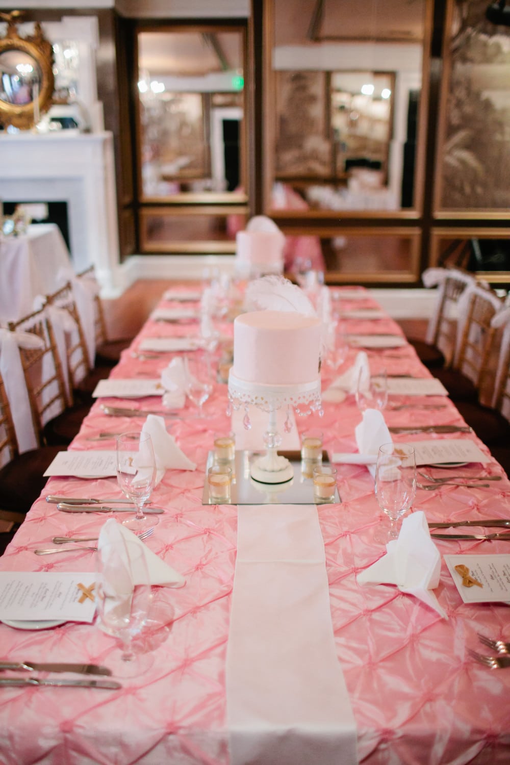 Pink Pinched Taffeta2 - Decor To Adore